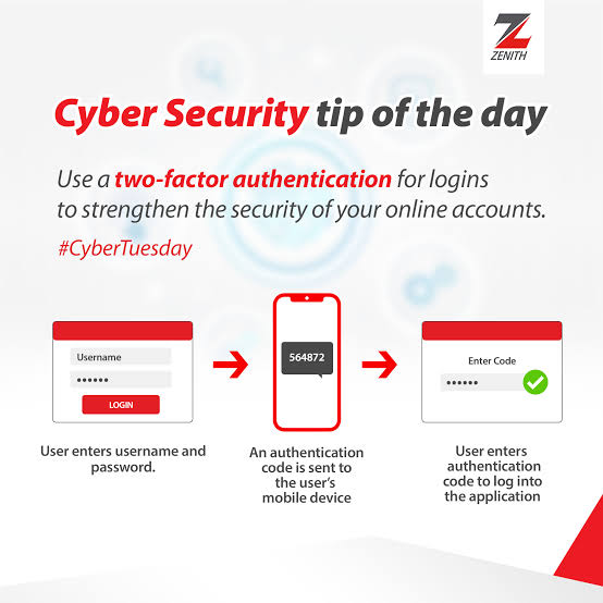 Why Your Zenith Bank Account Needs Two-Factor Authentication - Cross ...