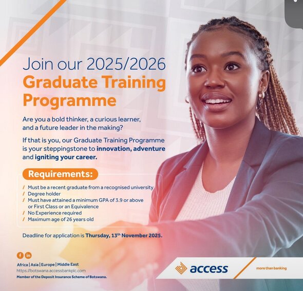 Access Bank Graduate Training Programme 2025/2026 for young graduates ...